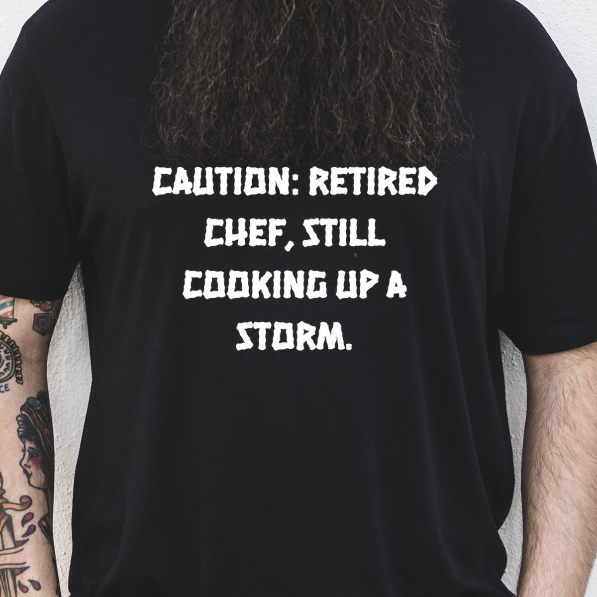 Caution: Retired chef, still cooking up a storm. T Shirt